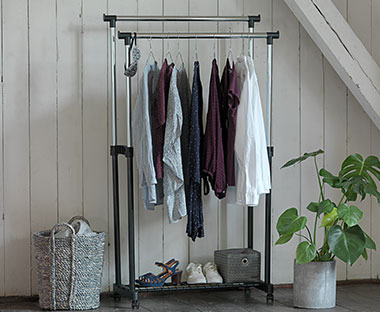 Kledingrekken | Jouw nieuwe kledingrek koop je op JYSK.nl